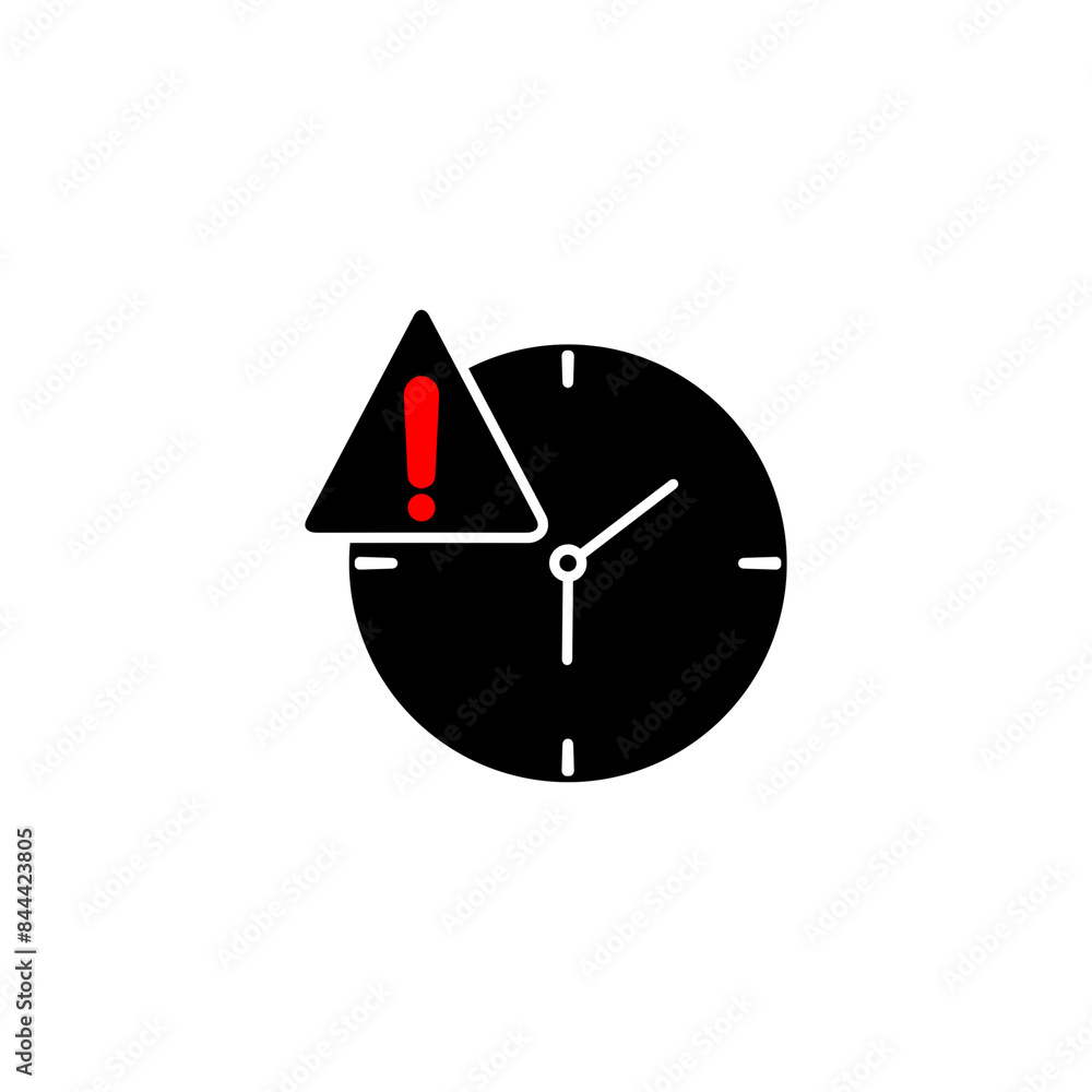 Expiry line icon. Simple outline style for web and app. Alert, alarm ...