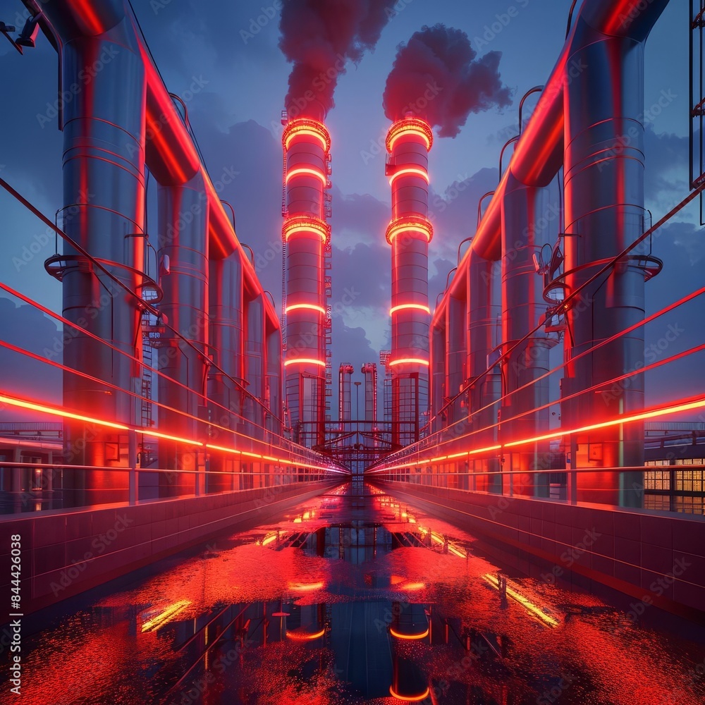 Visual representation of advanced technology in carbon capture and ...