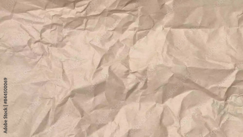 Stop motion of brown texture paper background. Crumpled Dirty Brown ...