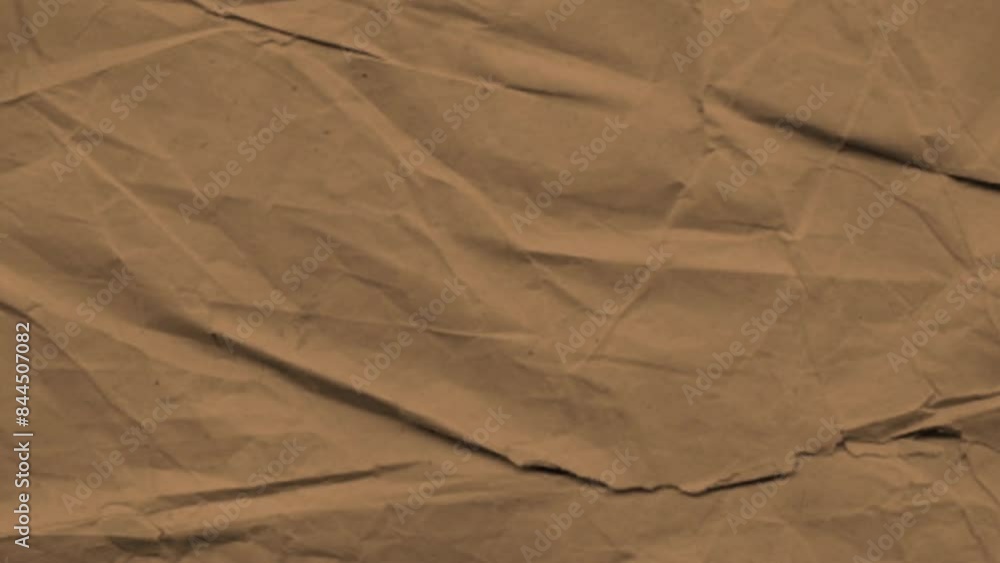Stop motion of brown texture paper background. Crumpled Dirty Brown ...