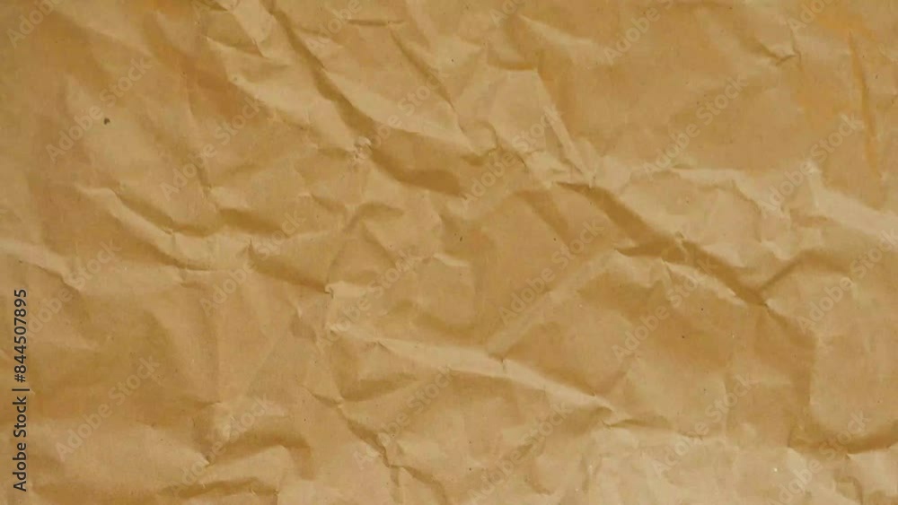 Stop motion of brown texture paper background. Crumpled Dirty Brown ...