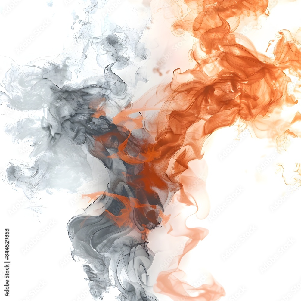 Ethereal Dance of Smoke and Flame:Visualizing the Eternal Cycle of Life ...