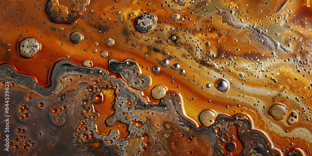 Rustic Brown Rust Remover Chemical Reaction: Microscopic examination of ...