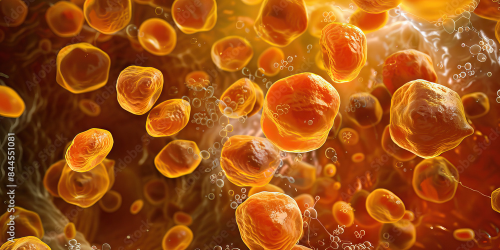 Golden Yellow Neutrophil Phagocytosis: High-resolution microscopy of ...