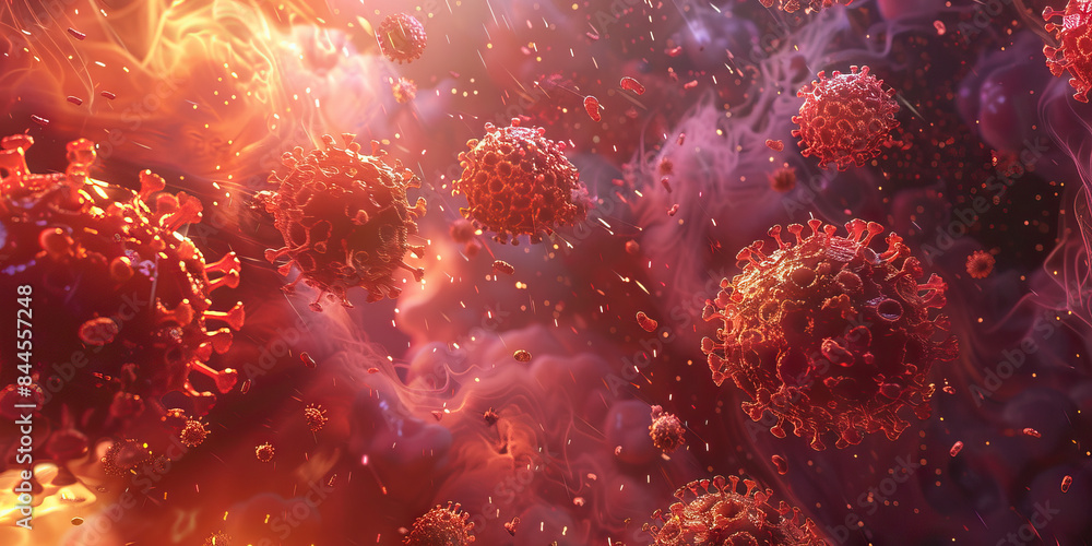 Virus assembly and release an animation showing how the creation of ...