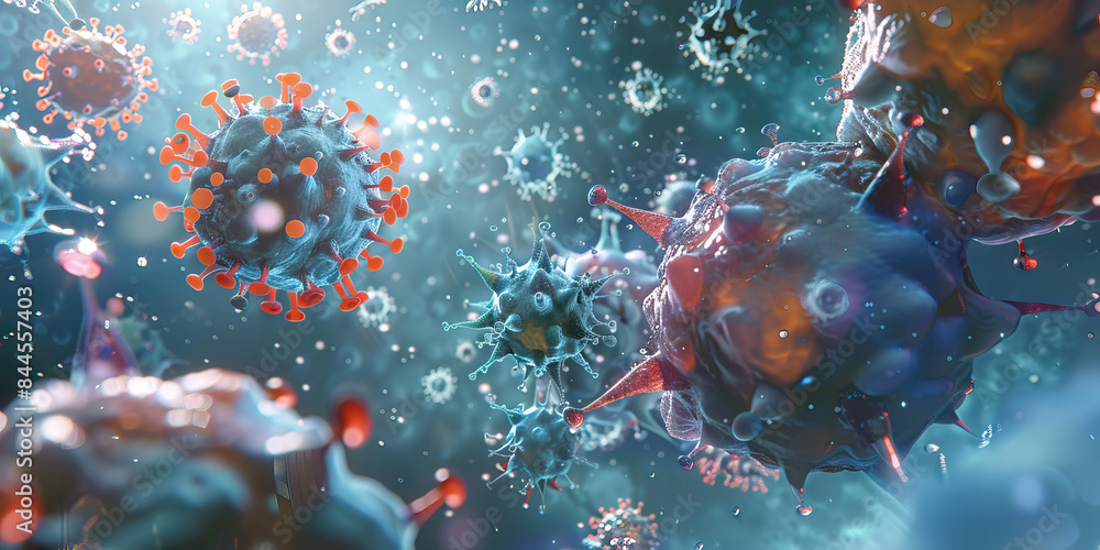 Virus assembly and release an animation showing how the creation of ...