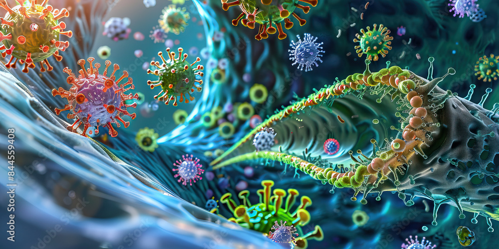 Viral Entry into Cells: An illustration showing how the novel virus ...
