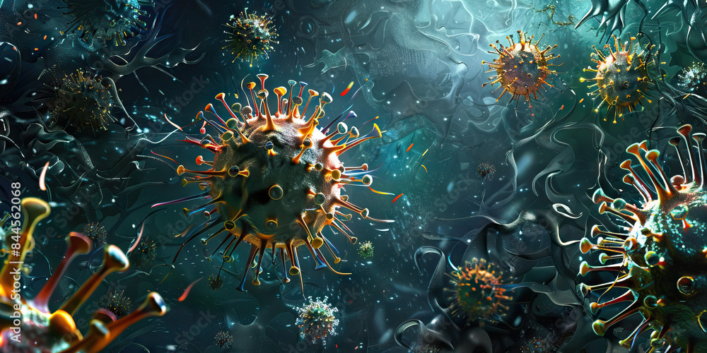 Virus Replication Cycle: An animated sequence showing the replication ...