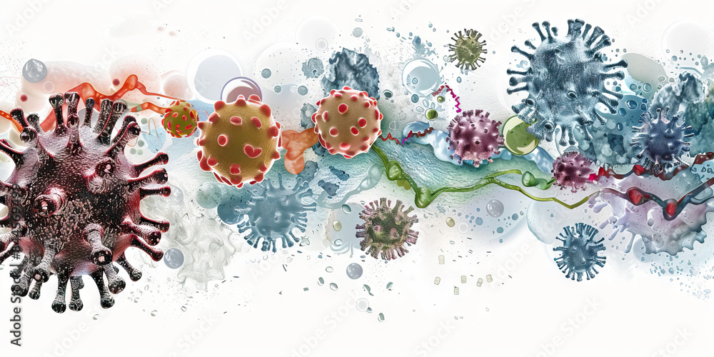 Virus transmission routes a diagram showing how the virus spreads ...