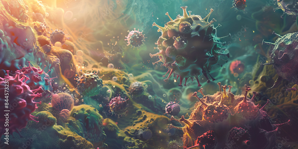 Viral Evolution: An illustration showing the evolution of the novel ...