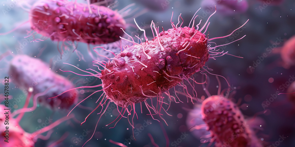 Pathogenic Bacteria: A magnified view of pathogenic bacteria ...