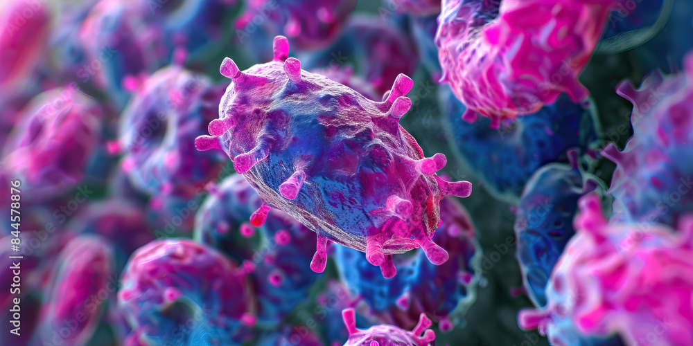 Pathogenic Bacteria: A magnified view of pathogenic bacteria ...