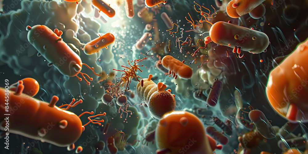 Antibiotic Resistance: A depiction of antibiotic-resistant bacteria ...