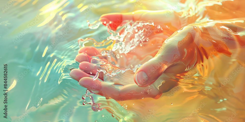 Holy Water Blessing: A close-up of a person receiving a blessing with ...
