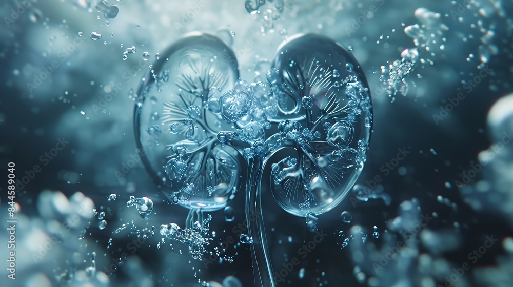 Water hydrates and cleanses the kidneys, ensuring their optimal ...