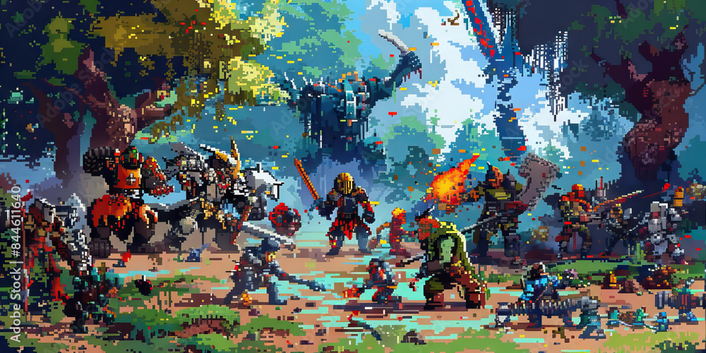 Pixelated Battles: The Charm and Challenge of Legacy Combat - An image ...