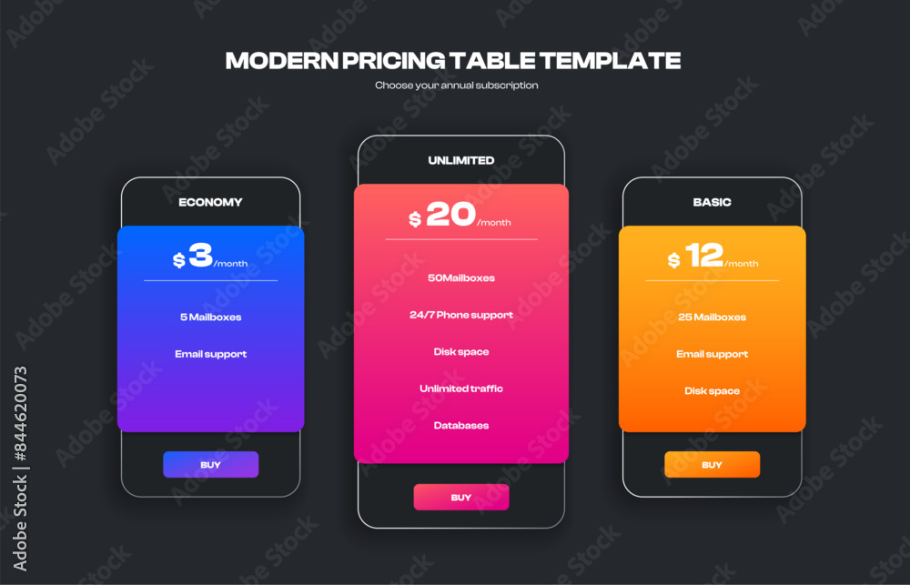 Comparison table. Modern infographic template for product feature ...