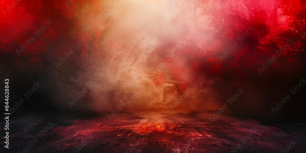 Black red spot light texture gradient, perfect for abstract and ...