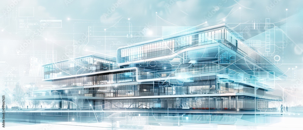 illustrating the layout of the building, including its exterior and ...