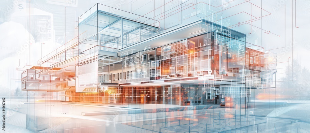 illustrating the layout of the building, including its exterior and ...