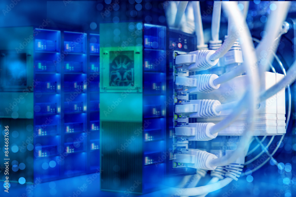 Server equipment. Telecommunication technologies. Internet switch ...