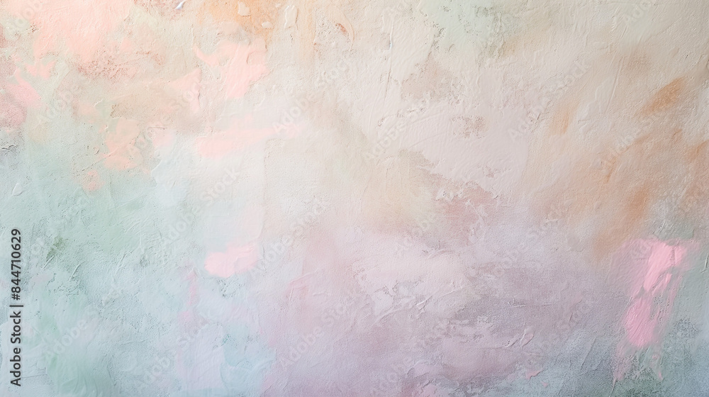 Rustic Textured Wall with Soft Pastels Color Washing Technique ...