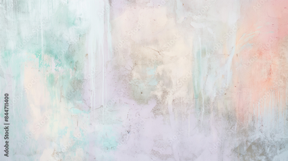 Rustic Textured Wall with Soft Pastels Color Washing Technique ...