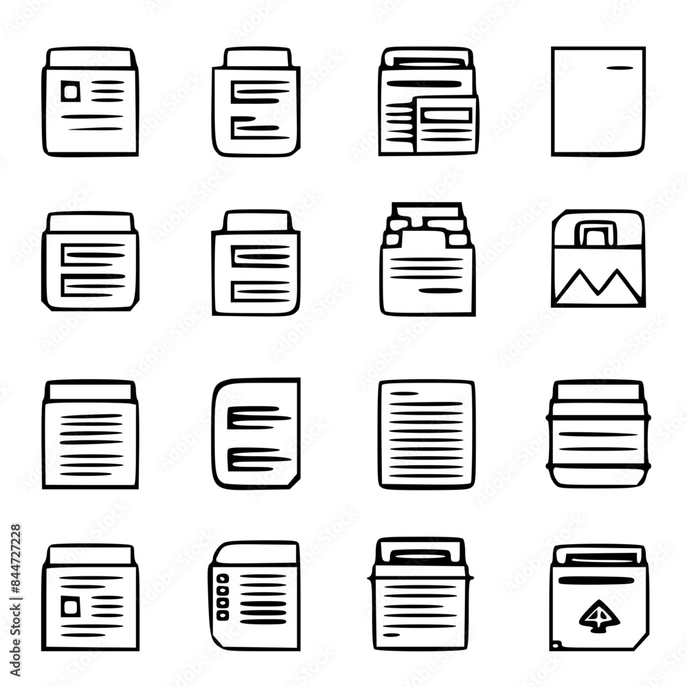 Vetor de document icon, business icon, symbol icon, archive icon ... Vetor de document icon, business icon, symbol icon, archive icon ...