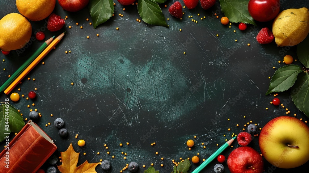 Welcome back to school assembly poster with special guests Stock Photo ...