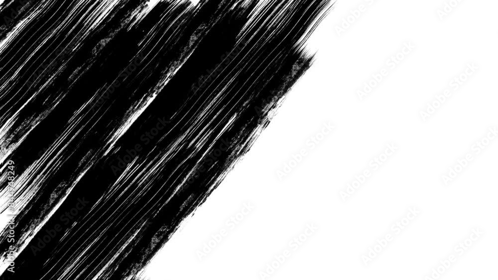 Paint Brush Stroke Transition Wipe diagonal paint brush wipe off effect ...