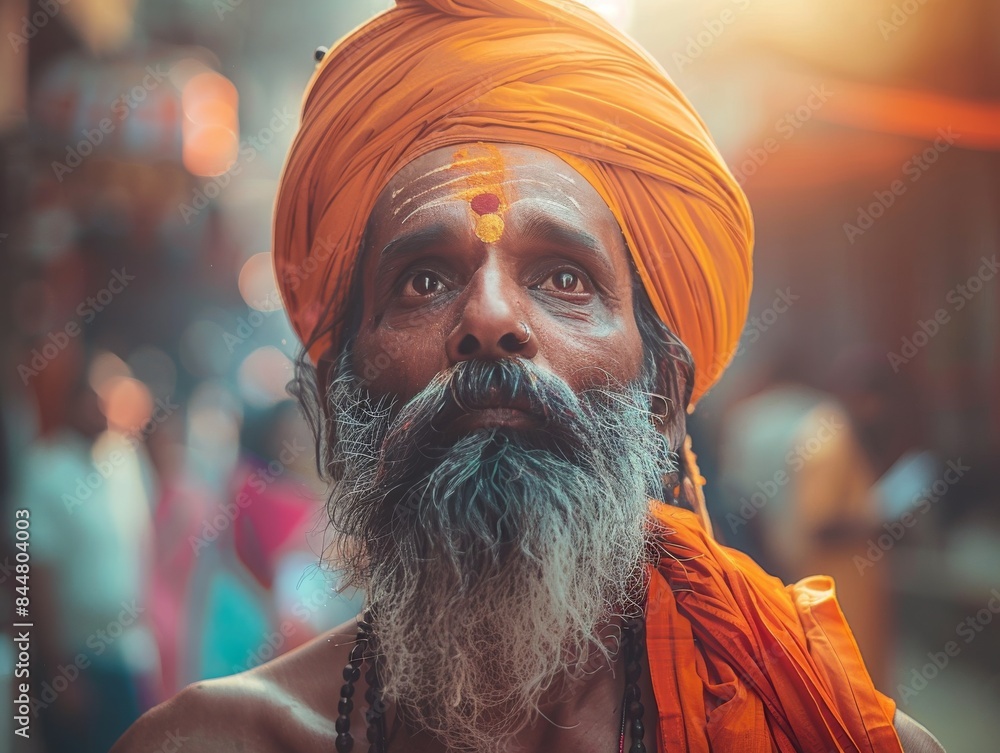 Man dark skin wearing skinny old man with beard, full body short, old ...