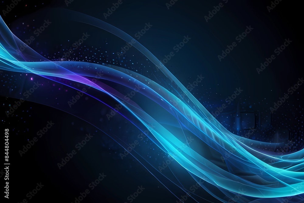 Beautiful abstract blue flame waves corporate background design. A ...