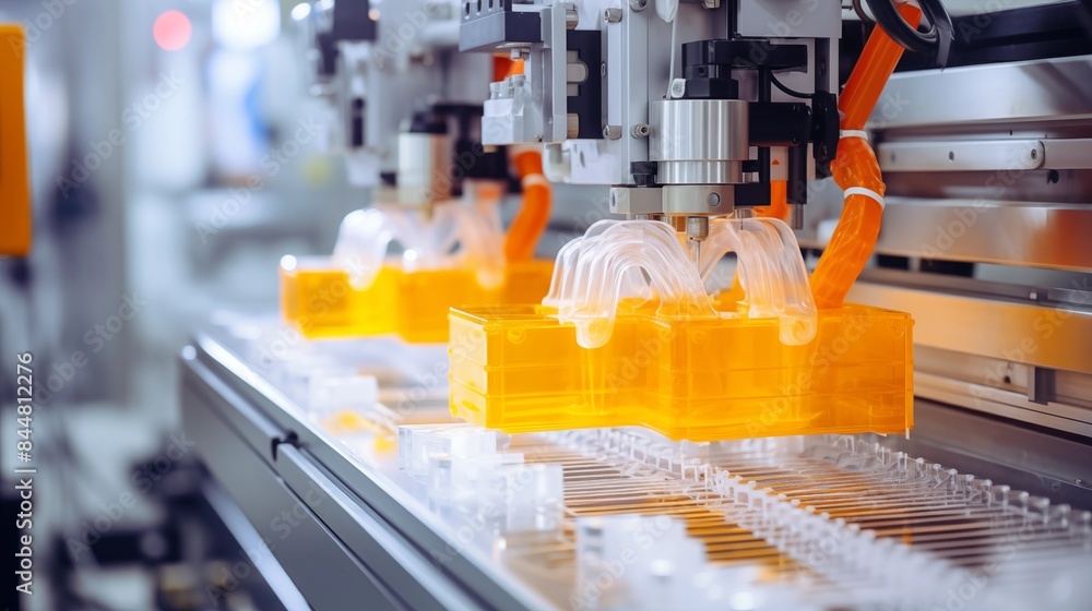 Manufacturing plastic products using injection molding machine and ...