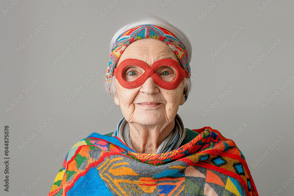 Joy In Old Age A Young 70 Year Old Woman Who Dresses Up As A Superhero
