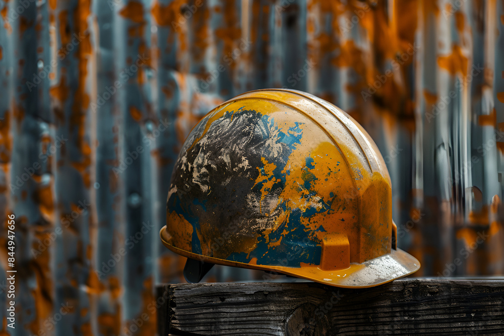 Foto de Symbol of safety and health at work: the planet Earth and the ...