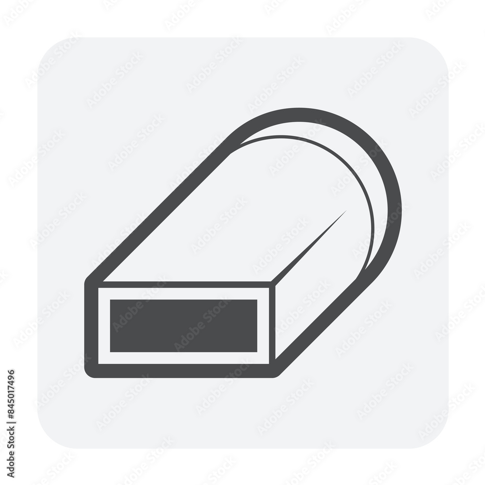 Square to round air duct part element vector icon. Galvanized steel ...