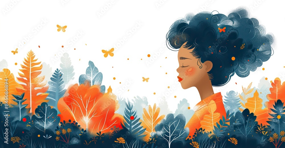 A depiction of an individual and their inner child, symbolizing the ...
