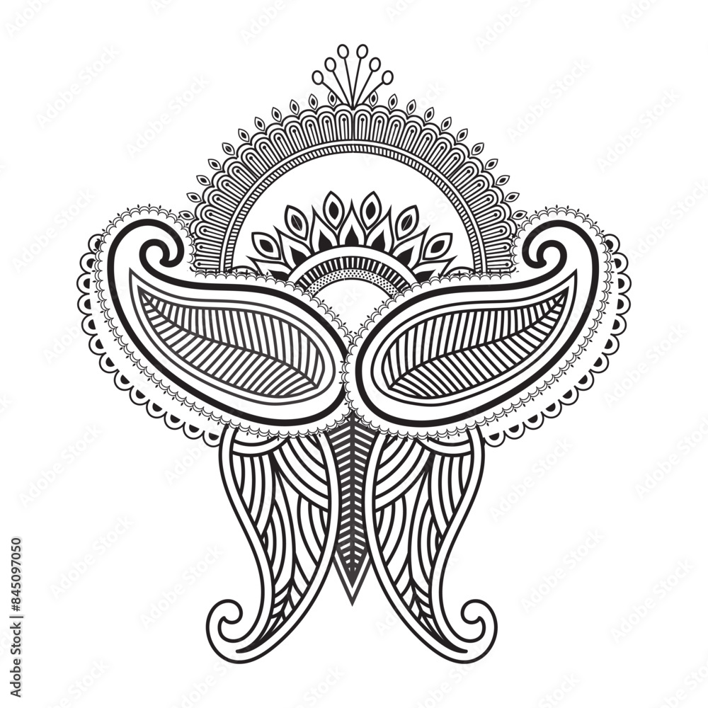 Traditional and Cultural Beautiful pattern design, tattoo design ...