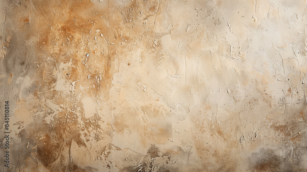 Rustic Textured Wall with Neutral Pastels Color Washing Technique ...