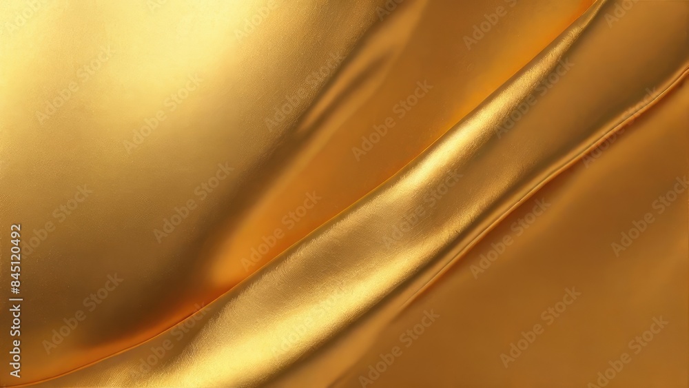 Gold background, smooth gold foil metal sheet Stock Illustration ...