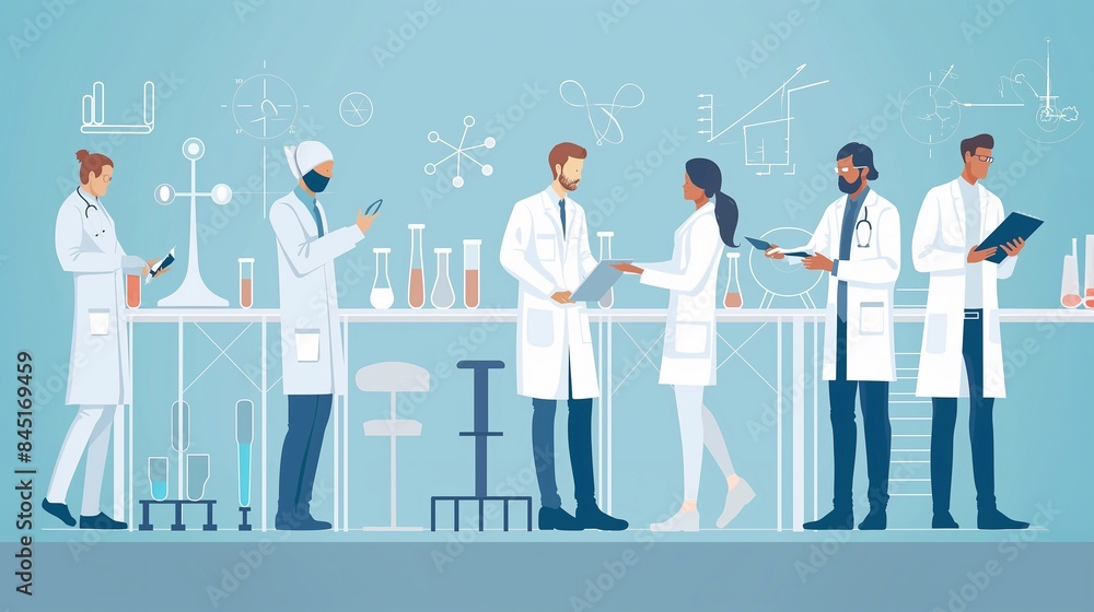 Cartoon Scientists Embark on Vaccine Discovery Journey, Unraveling ...