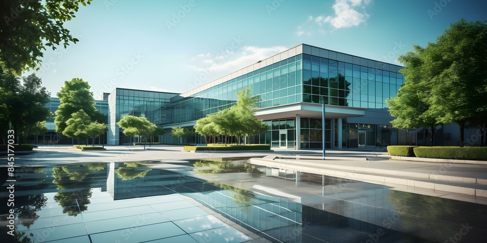 Modern corporate building designed for universities schools and ...