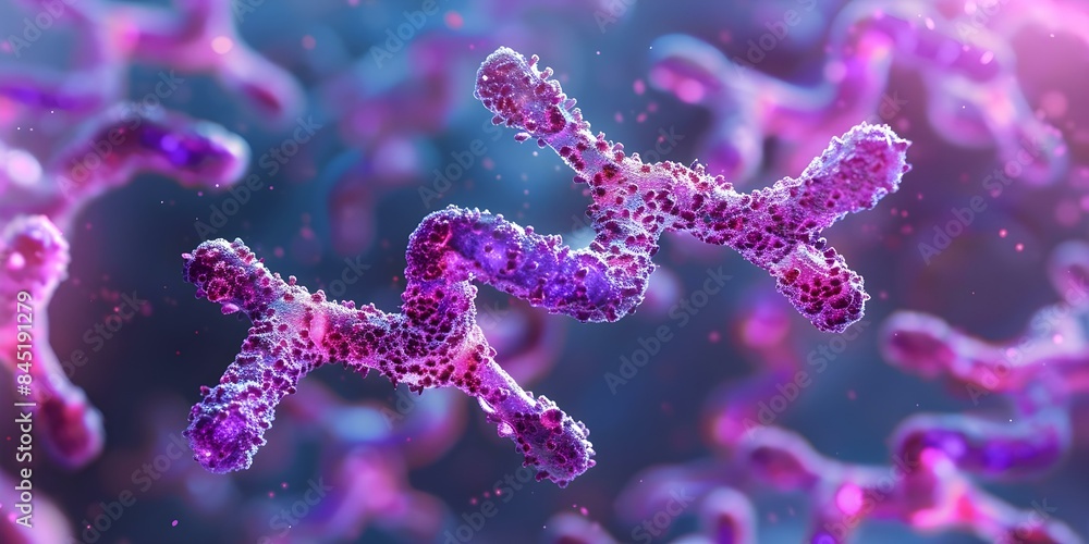 Visible cell division stages under microscope show intricate chromosome ...