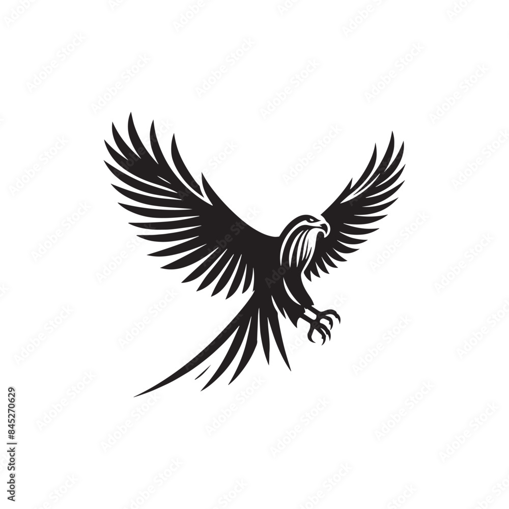 Kite Bird Silhouette: Vector Graphics Depicting the Elegance and ...
