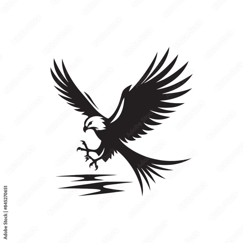 Kite Bird Silhouette: Vector Graphics Depicting the Elegance and ...