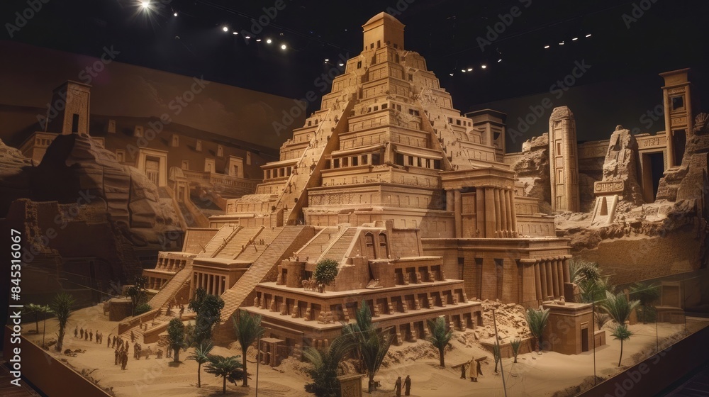 Exploring ancient Babylon with views of the Tower of Babel, biblical ...