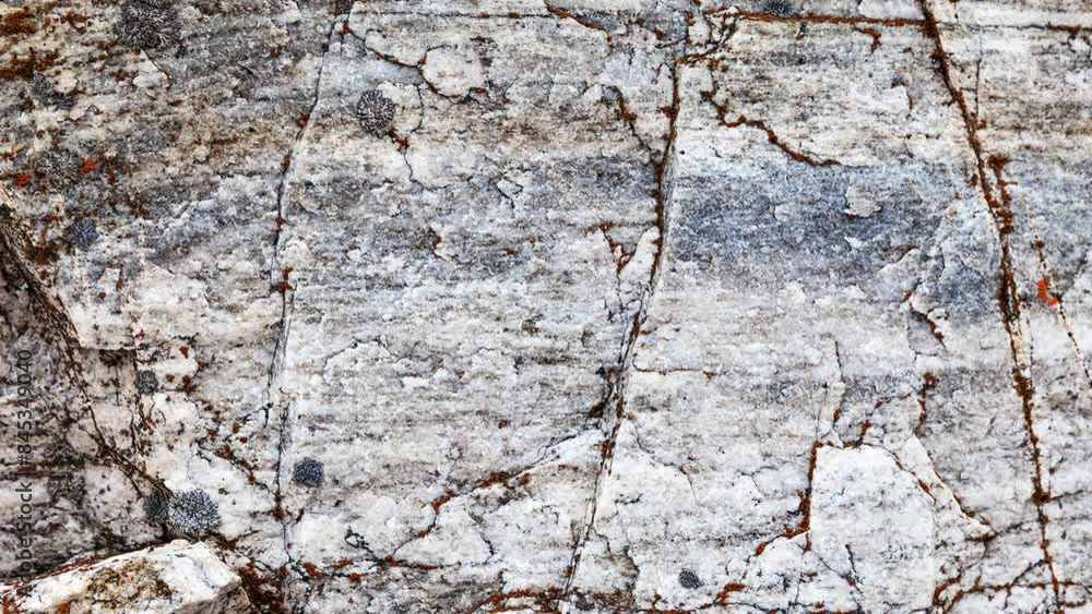 Video of natural background of seaside stone rocks. Gray marble and ...