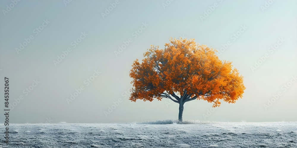 Elaborate Family Tree Artwork Representing Ancestral Lineage Against a ...