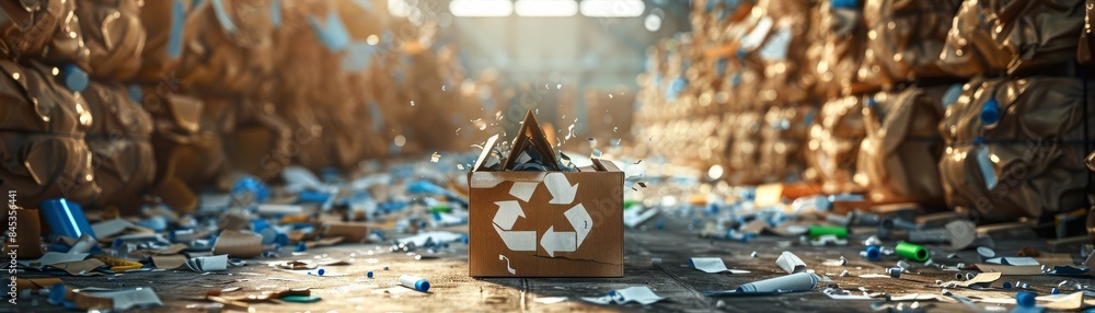 World Environment Day Paper Recycling Focus on a person recycling paper ...