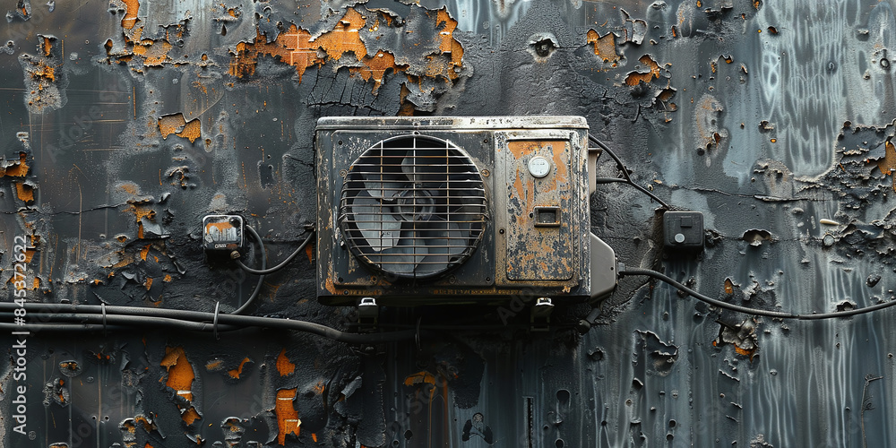 Short circuit in the air conditioner. Breakdown, damage, fire ...